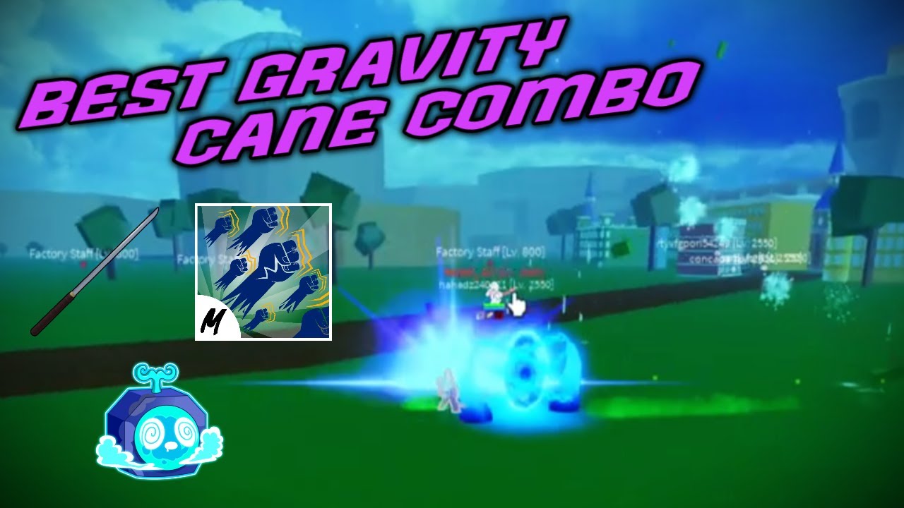 Gravity cane Bounty hunt (Blox fruit) Trending Combo #bloxfruits - YouTube