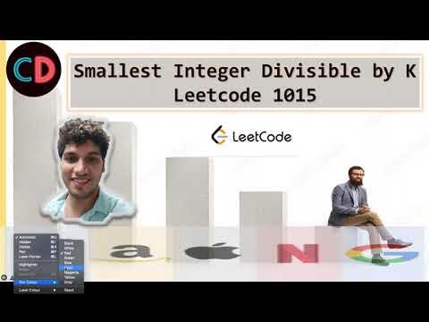 Smallest Integer Divisible by K | Leetcode 1015 | Live coding session 🔥🔥🔥 - YouTube