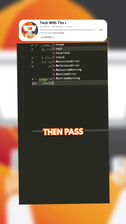 Python Custom Iterator Class Youtube