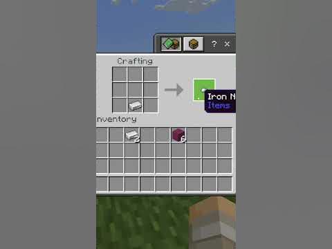 How To Make Crimson Hanging Signs In Minecraft #Shorts - YouTube