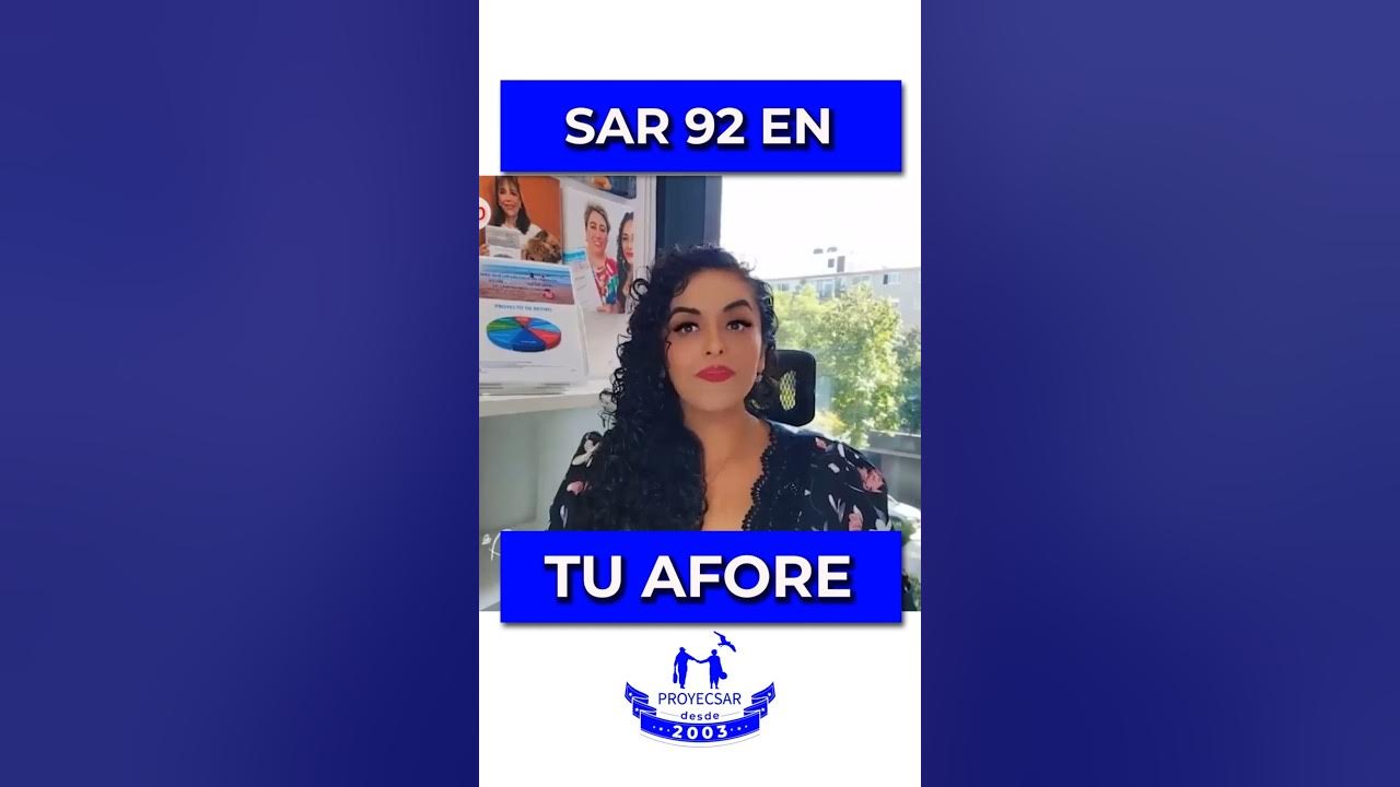 Identifica SAR 92 y Retiro 97 en tu AFORE - YouTube
