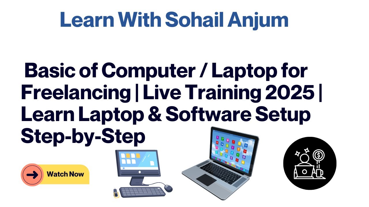 Basic of Computer / Laptop for Freelancing | Learn Laptop & Software ...
