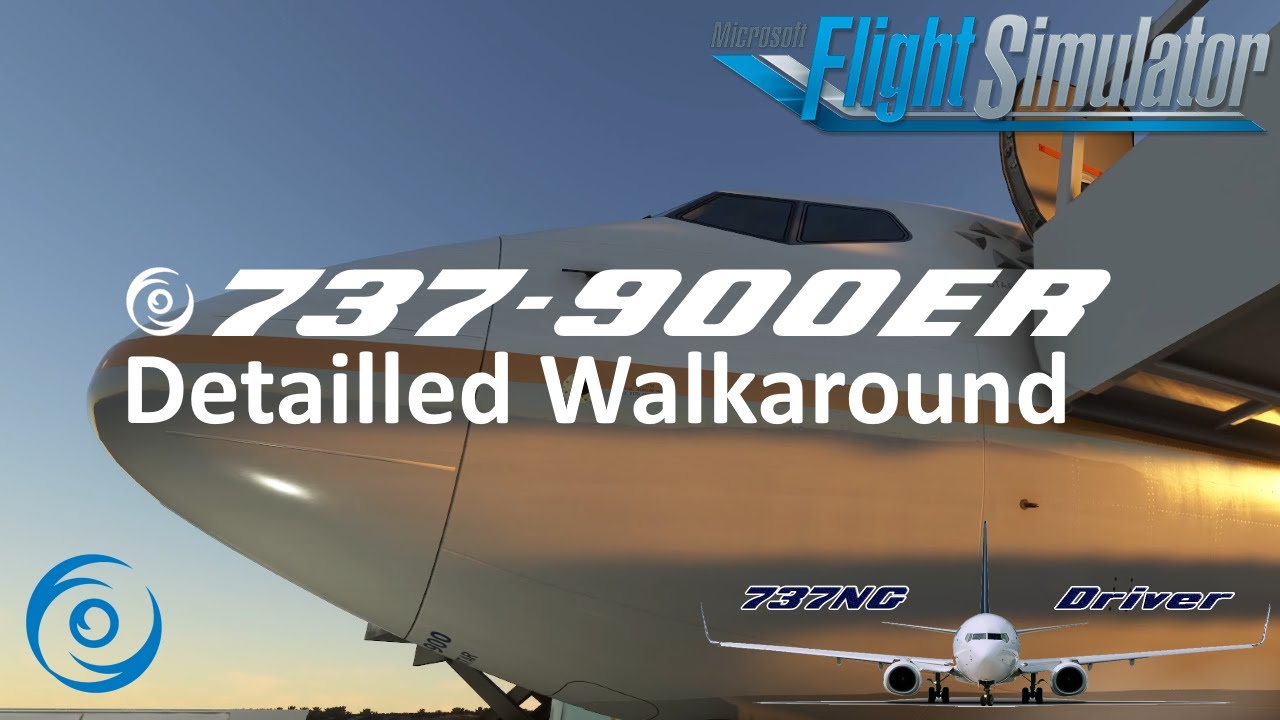 PMDG 737-900ER Detailled Walkaround | Real 737 Pilot - YouTube