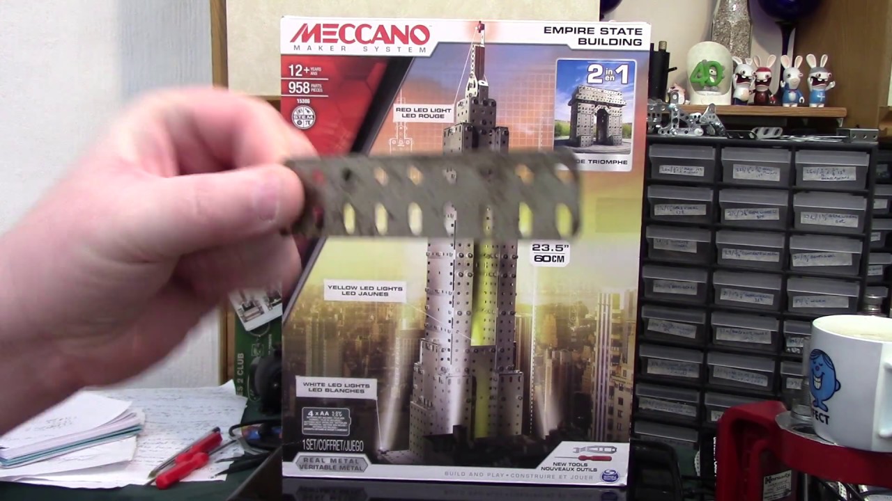 MECCANO MAKER SYSTEM EMPIRE STATE BUILDING SET (2015) - YouTube