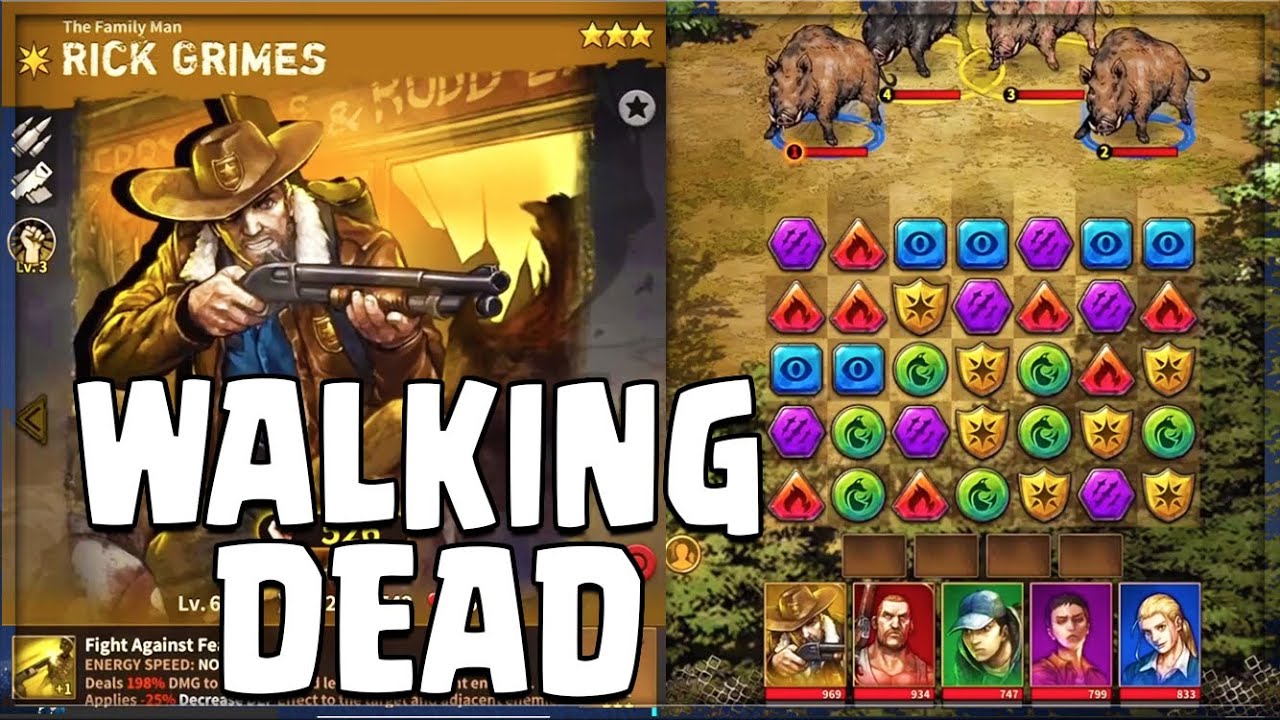 FIRST LOOK AT WALKING DEAD MATCH 3 TALES! - YouTube