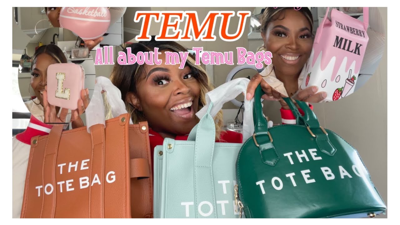 My Temu Bag Collection | My Honest Review | These Bags Are 👇🏾🤫🤫🤷🏾‍♀️ ...