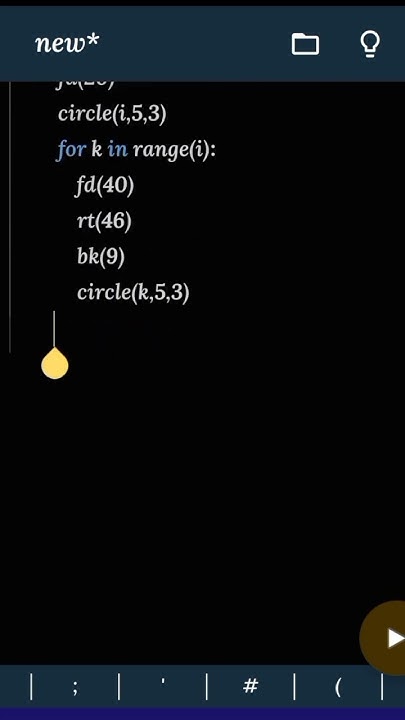Amazing Python Turtle Program Design Shortvideo Pythonturtle Pythoncode Youtube