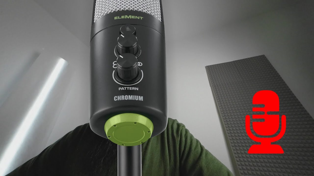 Mackie CHROMIUM USB Studio MIC TEST | Best microphone for Home Studio ...