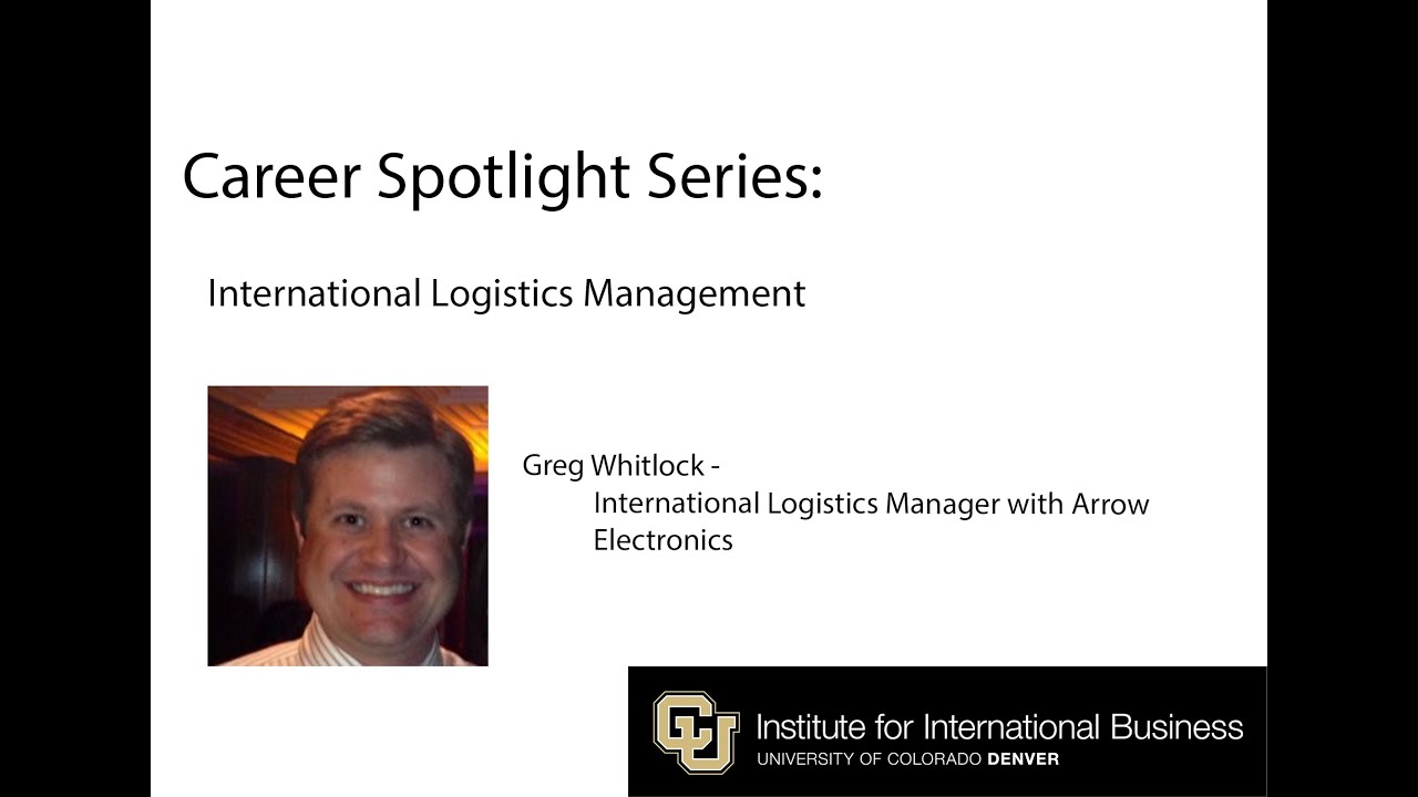 Career Spotlight: Greg Whitlock, International Logistics Manager at ...