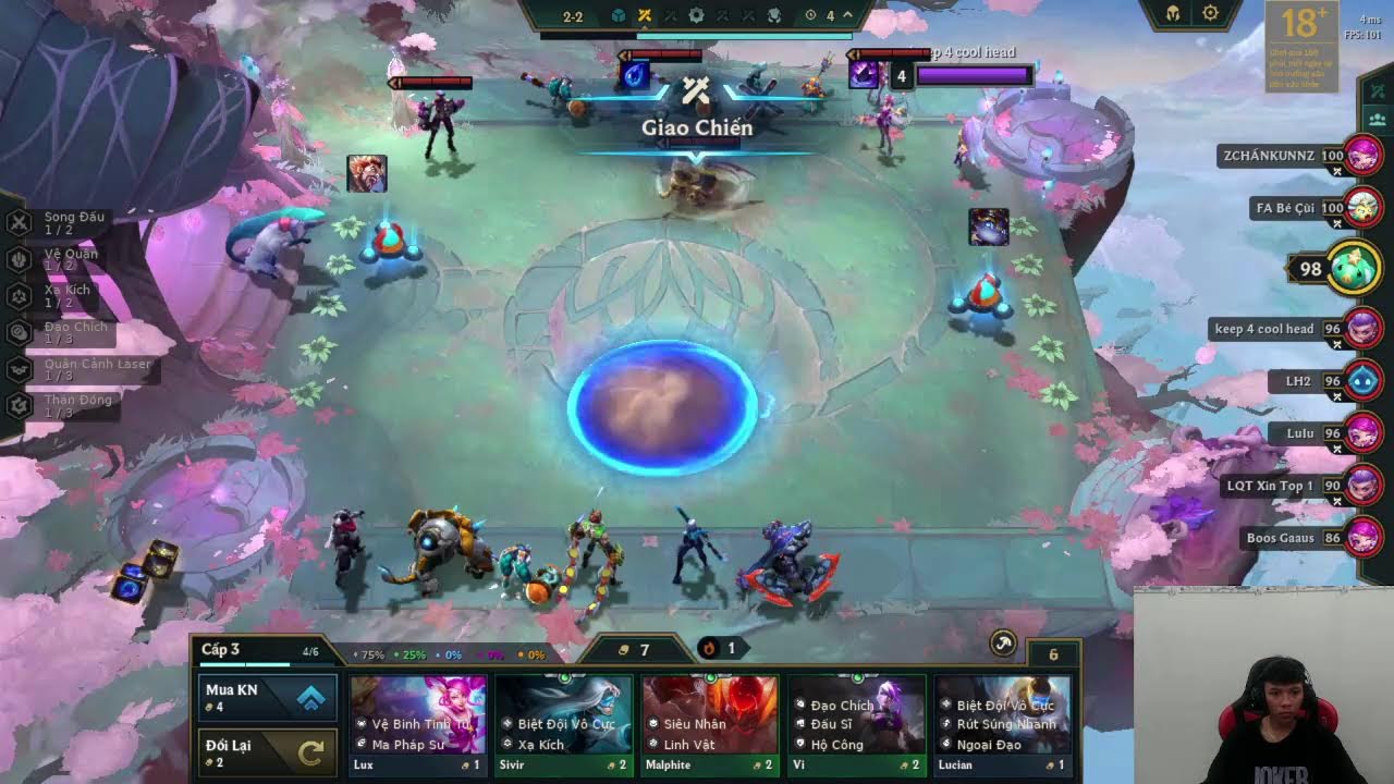 Three Play Game TFT LMHT - YouTube