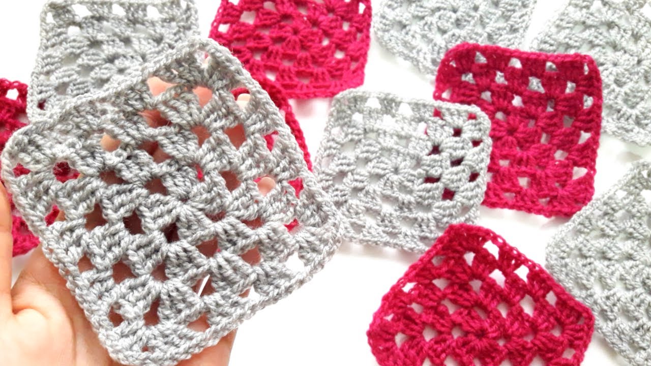 Crochet granny square tutorial #shorts - YouTube
