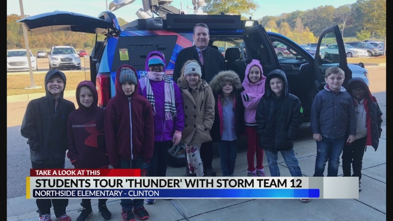 Students tour 'Thunder' with Storm Team 12 - YouTube