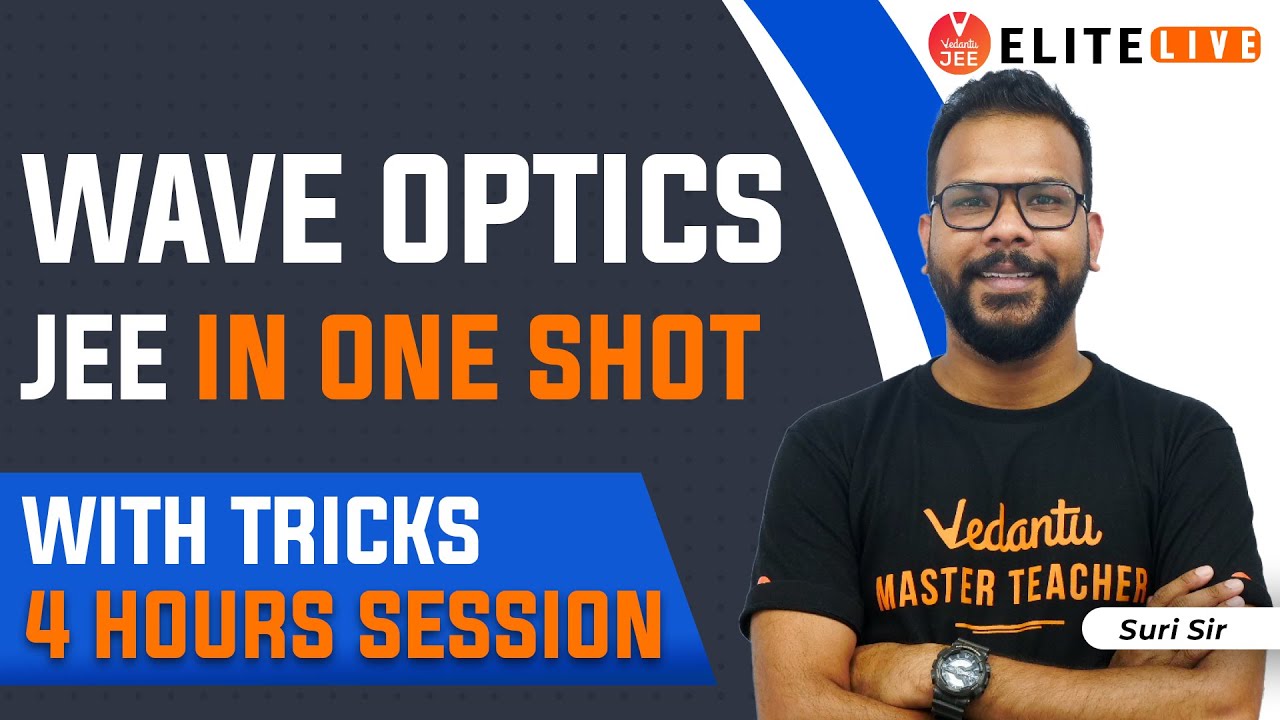 Wave Optics Class 12 | One Shot | Marathon | JEE Main | JEE Advanced ...