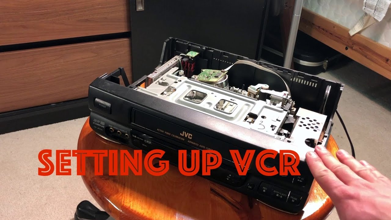 Setting up JVC VCR Player. Menu and tape playback - YouTube