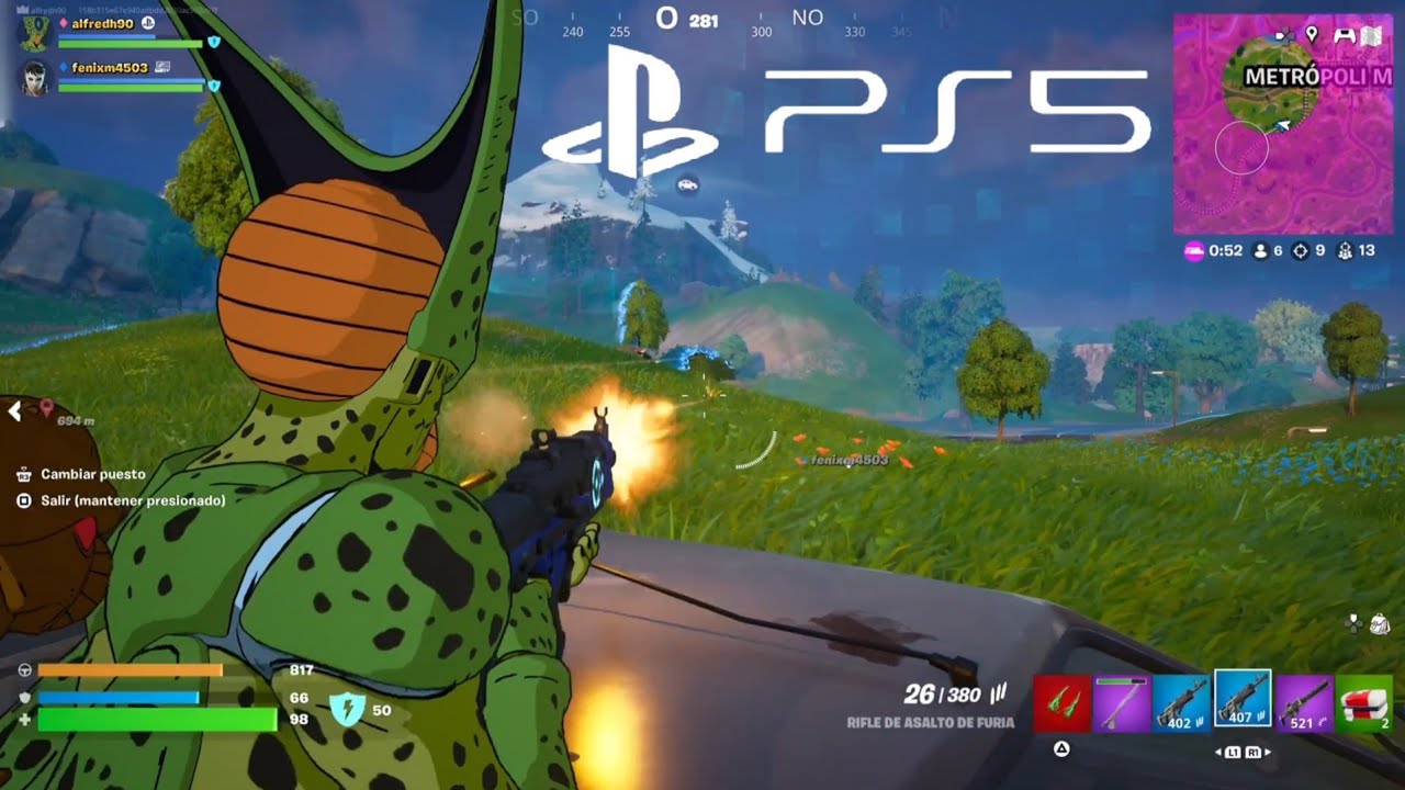 Fortnite CELL (Primera Forma) Skin | PS5 Slim Gameplay | Capitulo 6 # ...