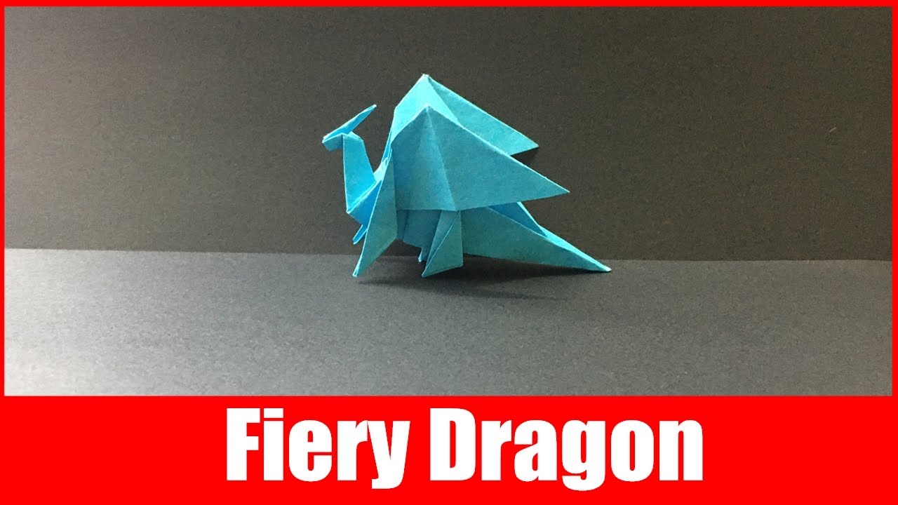 Origami Fiery Dragon Instructions