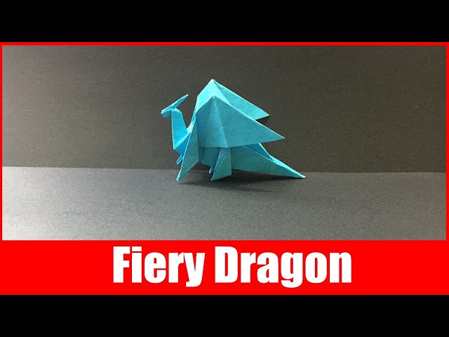 How To Fold An Origami Fiery Dragon