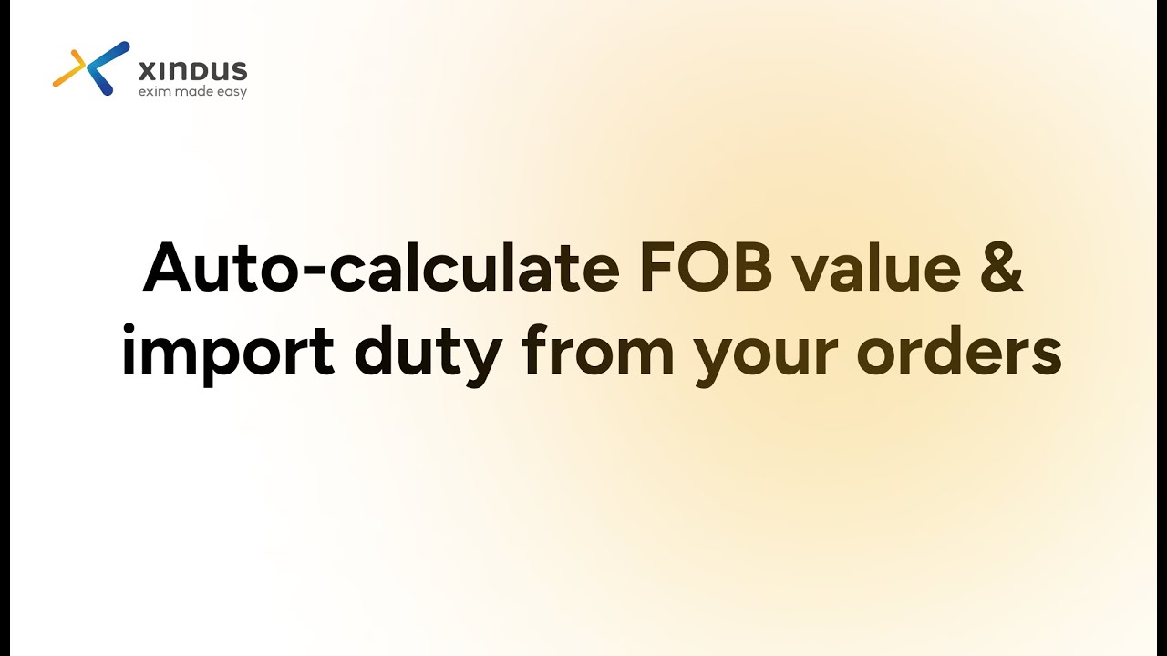 How to calculate FOB value & Import Duty? | Cross-border shipping ...