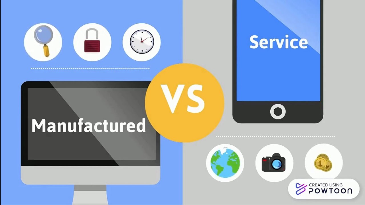 DIFFERENCES BETWEEN SERVICE AND MANUFACTURING BUSINESS MANAGEMENT DIFFERENCES BETWEEN SERVICE AND MANUFACTURING BUSINESS MANAGEMENT
