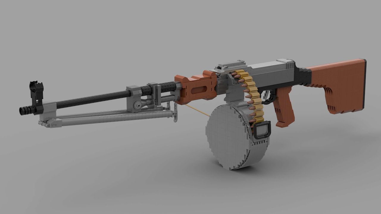 Custom LEGO Gun MOC: RPD MK.I [COD4] - YouTube