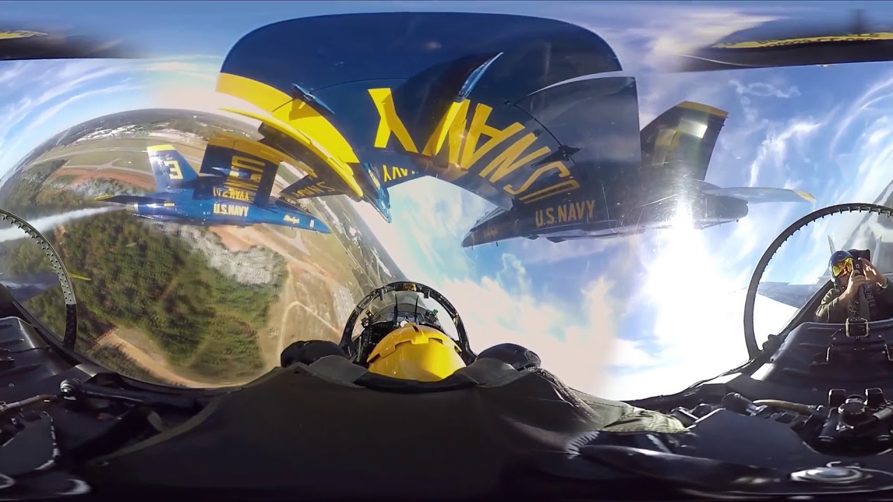 Experience the Blue Angels in 360 degree video Full HD 1080p - YouTube