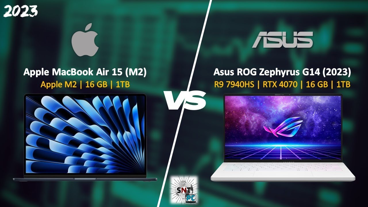 Apple MacBook Air 15 vs Asus Zephyrus G14 (2023) - YouTube