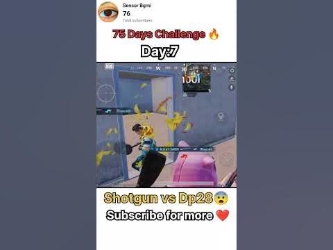 75 Days Challenge, Day 7, shotgun 1v3 🔥🔥. . #bgmi #youtubeshorts # ...