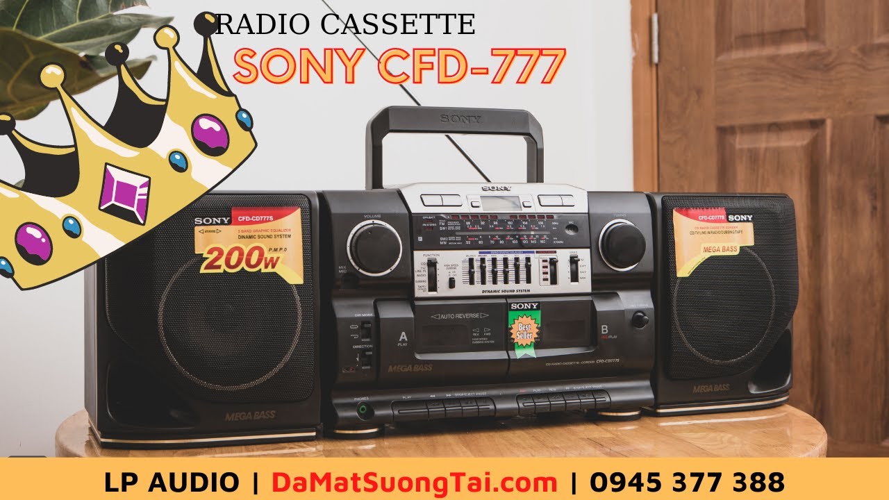 ÔNG HOÀNG 3 CỤC trở lại Sony CFD-777 || LP AUDIO - YouTube