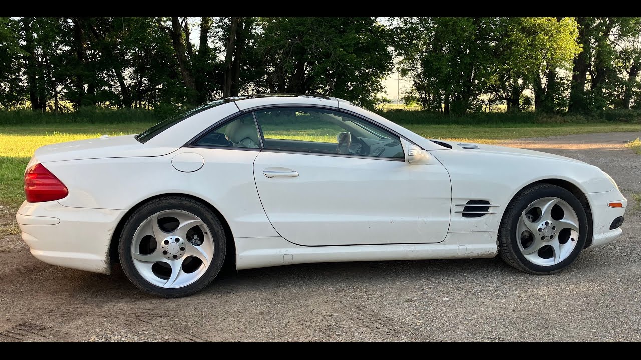 2005 Mercedes SL500 Suspension and Pump Conversion - YouTube