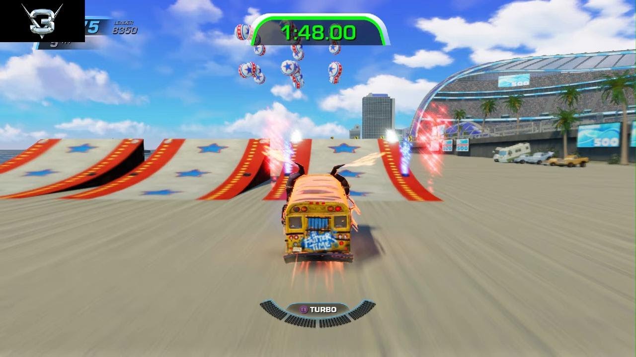 Cars 3: Driven to Win stunt showcase - YouTube