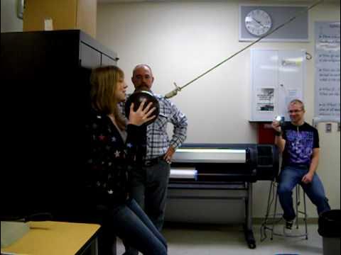 Bowling Ball Pendulum Physics Experiment - Conservation of energy - YouTube