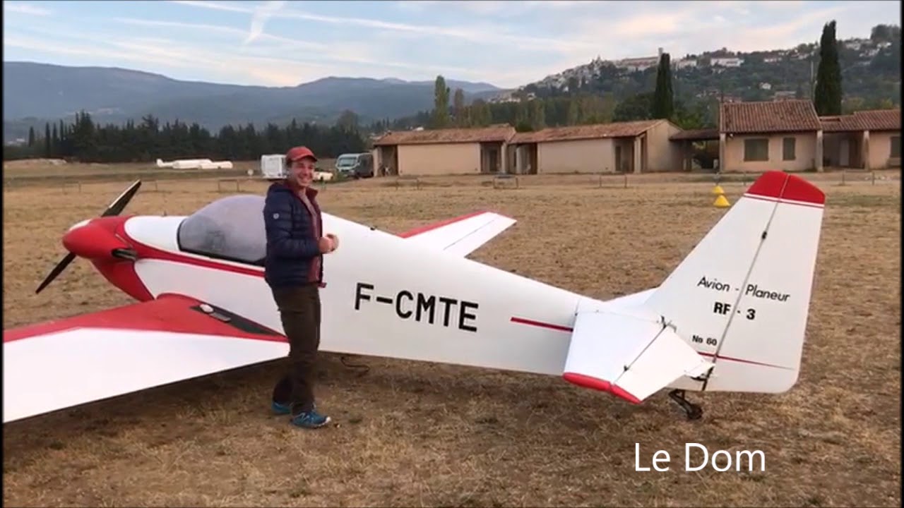 Avions Fournier RF3 RF4 Saint-Avold - YouTube