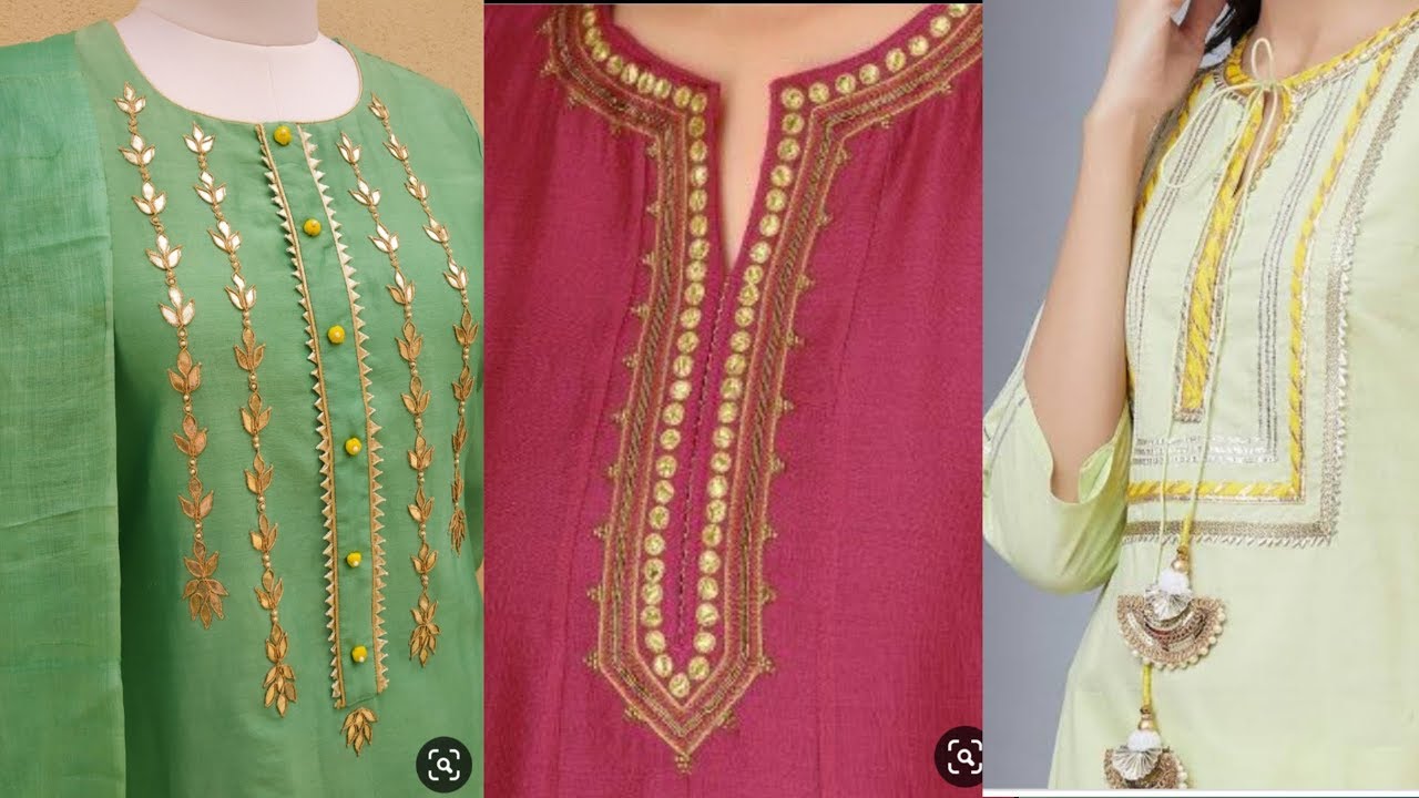 Neck design with laces||laces neck design 2019 #fashion #style #trends ...