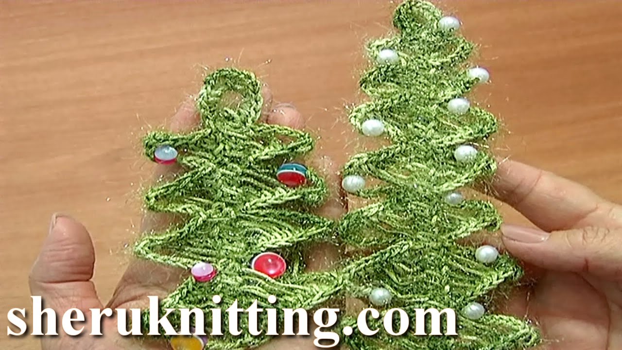 Crochet Christmas Tree On Hairpin Loom Part 2 of 2/Christmas Tree ...