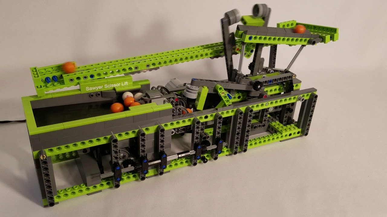 Sawyer Scissor Lift II Lego GBC Module - YouTube