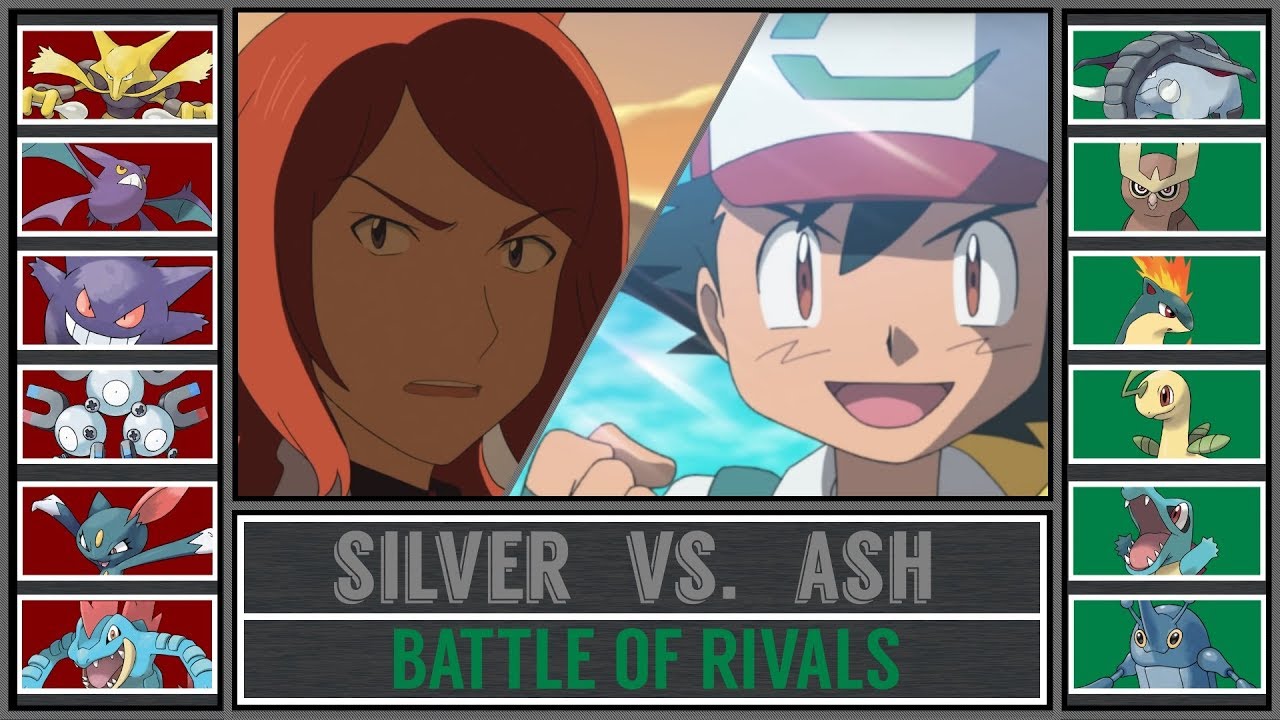 Ash vs. Silver (Pokémon Sun/Moon) - Johto Rival Battle! - YouTube