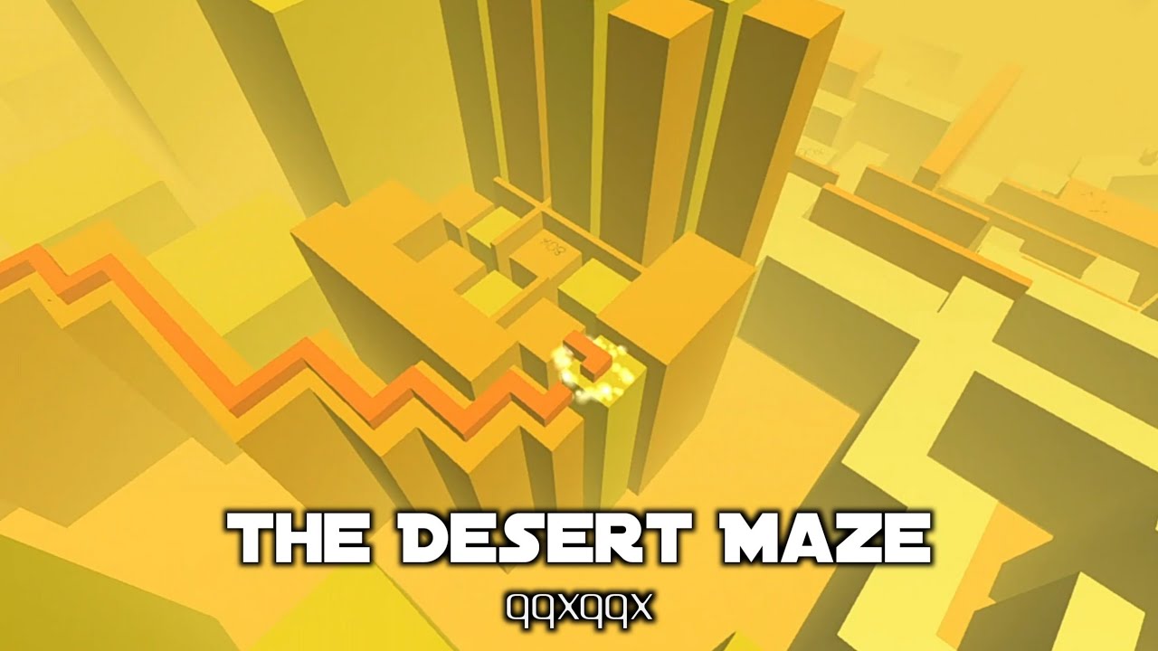 [MaxLine] Dancing Line Fanmade - The Desert Maze by qqxqqx - YouTube