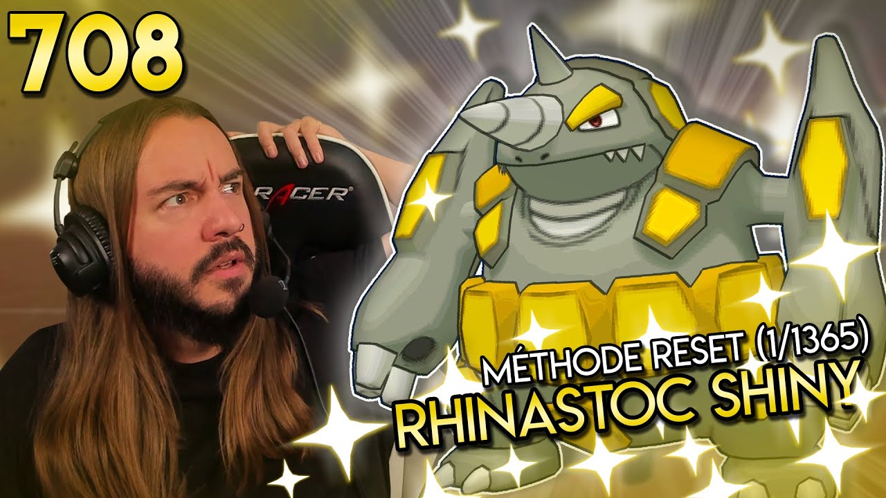 2300 Rencontres Pour Rhinastoc Shiny Rhyperior Live Reaction Pokemon Epee Bouclier
