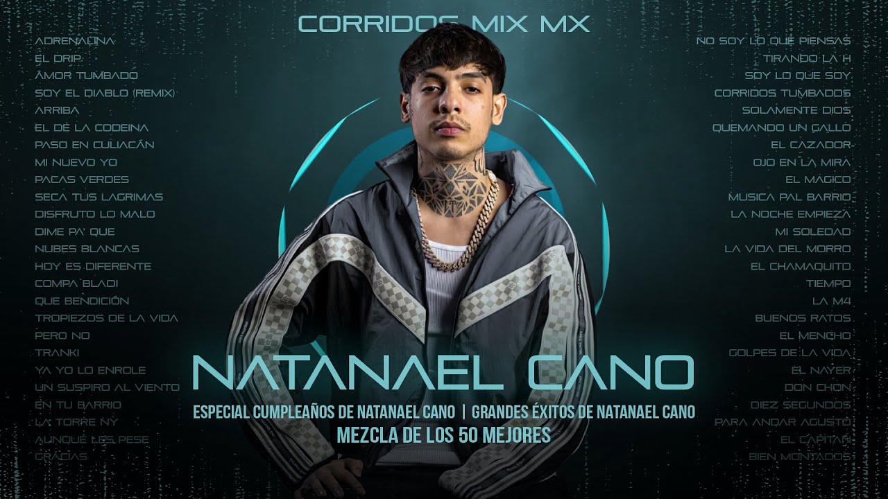 ESPECIAL CUMPLEAÑOS DE NATANAEL CANO 🔥TOP 50 MIX 🔥 - YouTube Music