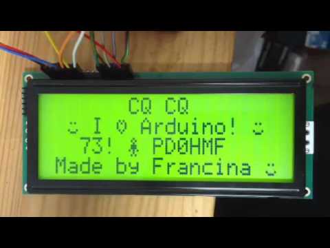 Spelen met de Arduino: LCD scherm - YouTube