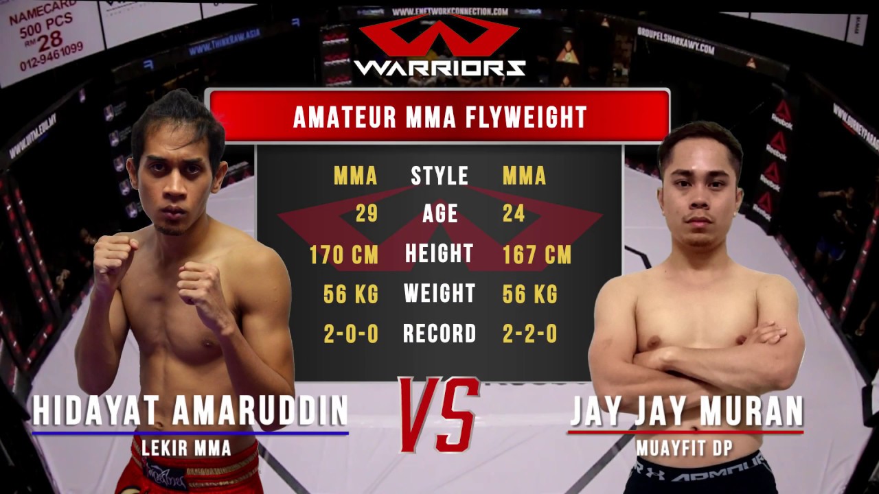 WFC 4 - Bout 1 - Hidayat Amaruddin vs Jay Jay muran - YouTube