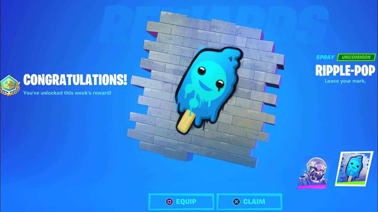 Fortnite - Free Ripple Pop Spray! - YouTube