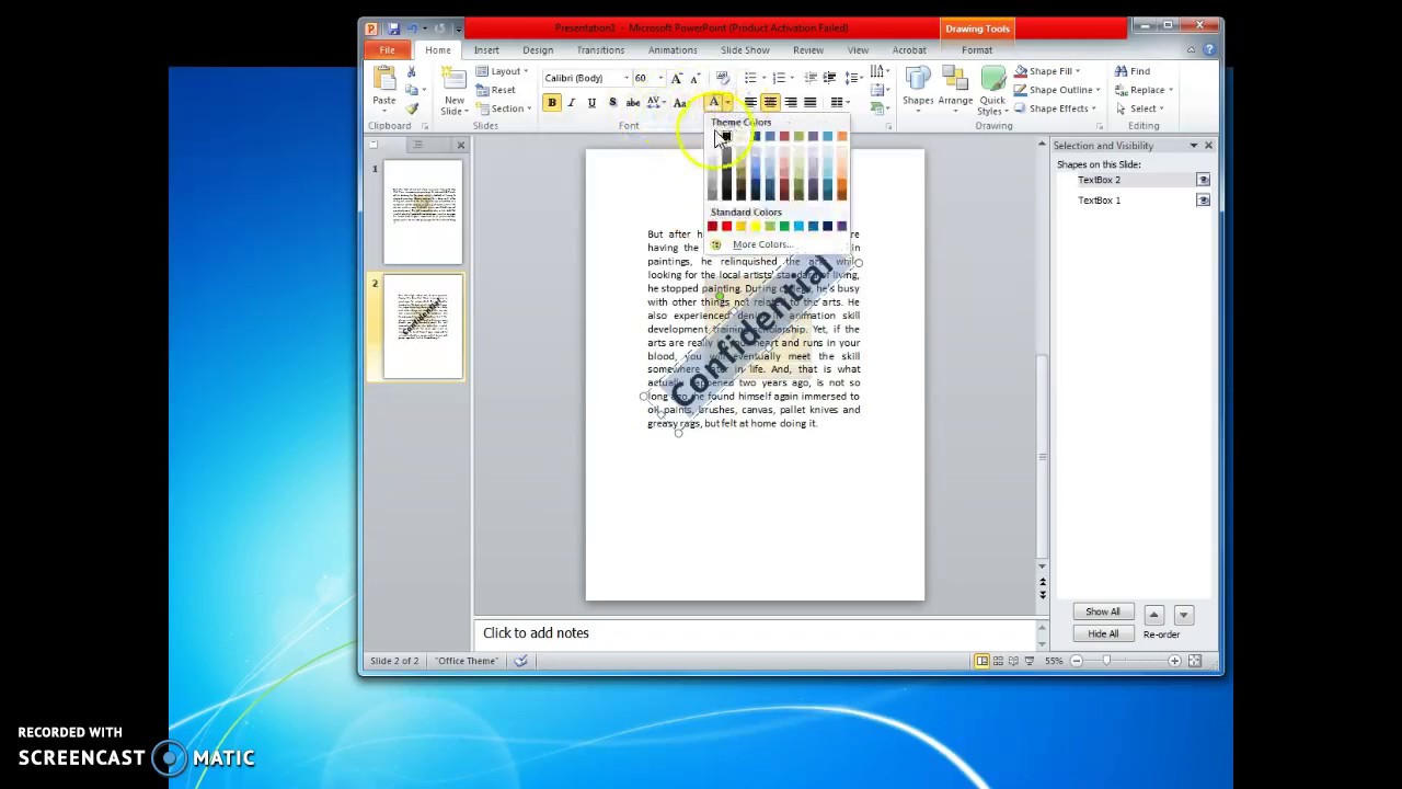 How To Insert A Logo In Your Article In Power Point YouTube How To Insert A Logo In Your Article In Power Point YouTube