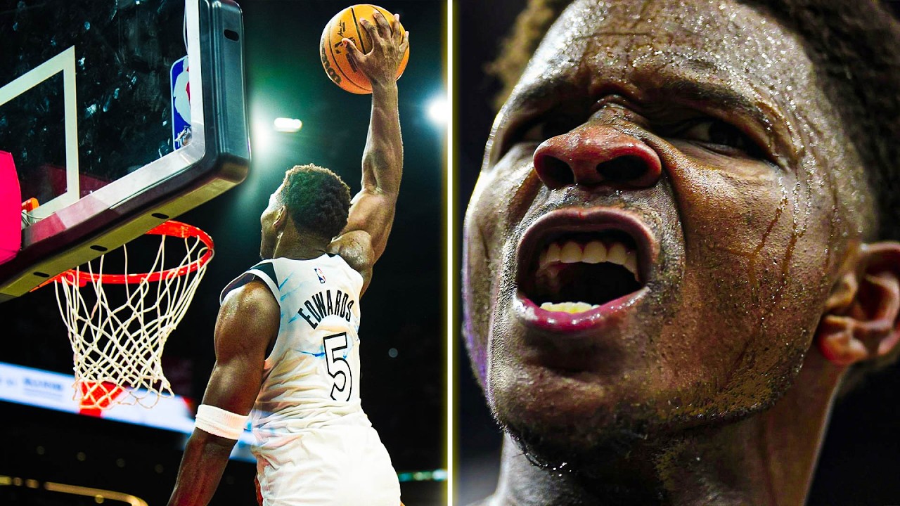 Anthony Edwards' Most ATHLETIC Career Dunks ! - YouTube