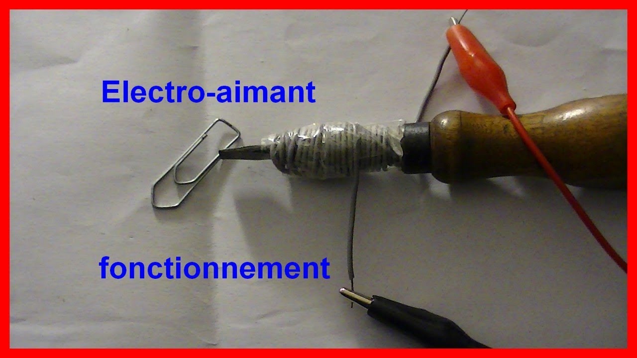 Comment fonctionne l'électro-aimant? - YouTube