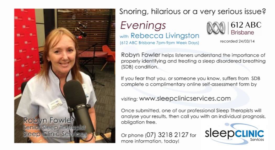 612 ABC Radio Interviews Robyn Fowler, Senior Sleep Therapist - YouTube