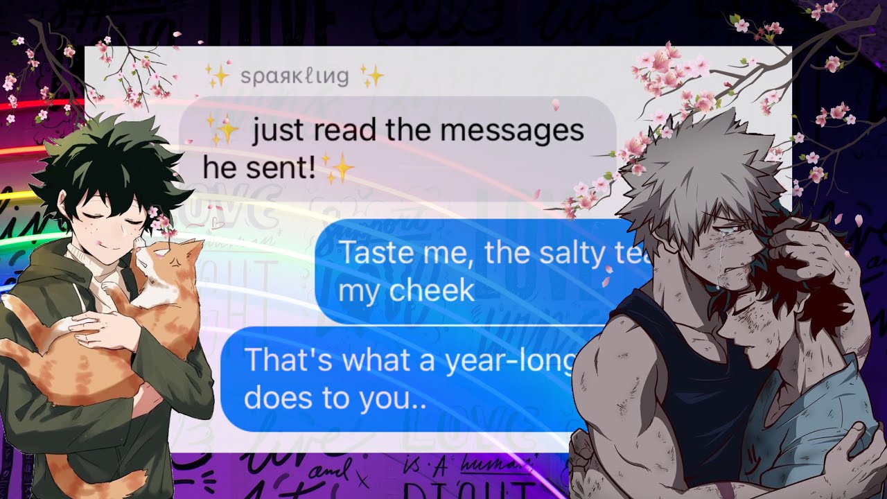 𝒟𝐸𝒦𝒰..!!| mha texts| mha lyric prank| listen before I go lyric prank ...