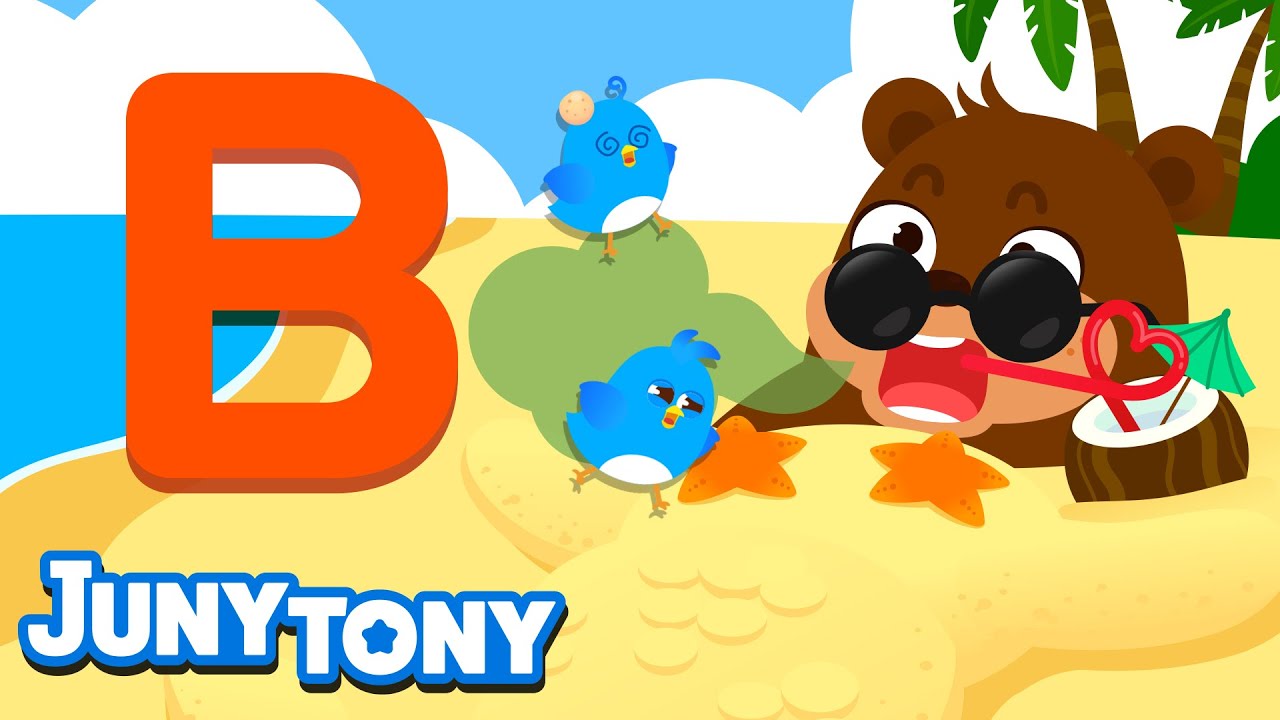 Burping Brown Bear | Phonics Song for Kids | Alphabet B Song ...