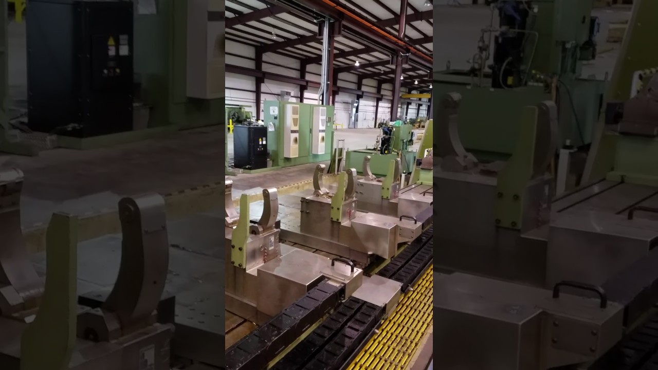 SHW CNC Horizontal Machining Center S/N 5237 Three - YouTube