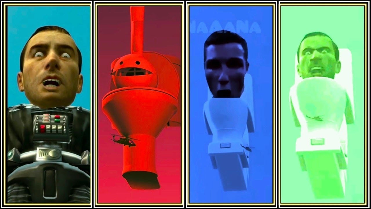 SKIBIDI TOILET COLORS BATTLE #9 - YouTube